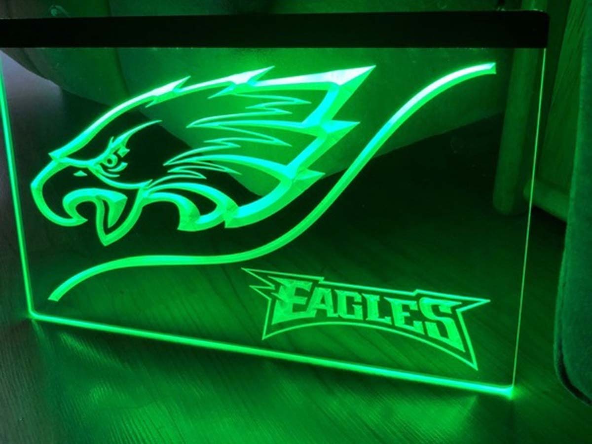 Philadelphia Eagles LED Neon Sign Home Decor and 50 similar items