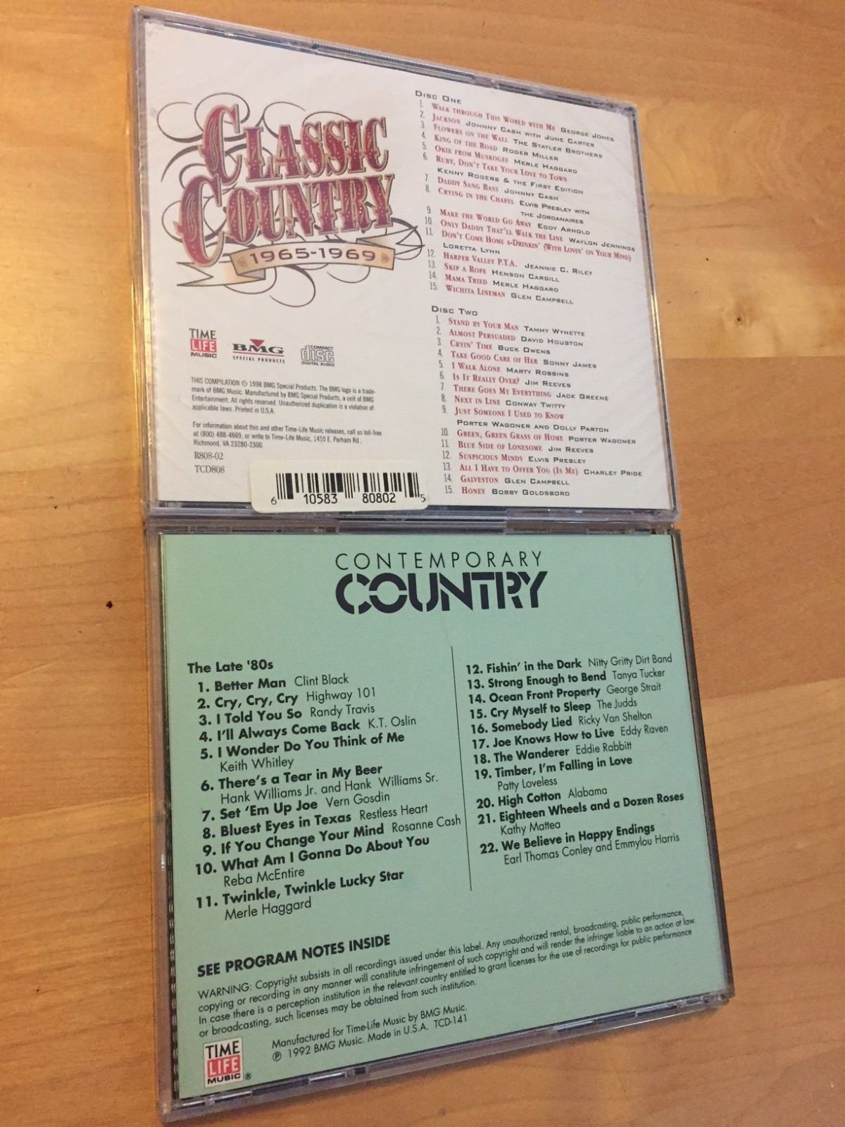 Time Life Music Classic Country 1965 1969 2 Cd Set Brand New Sealed