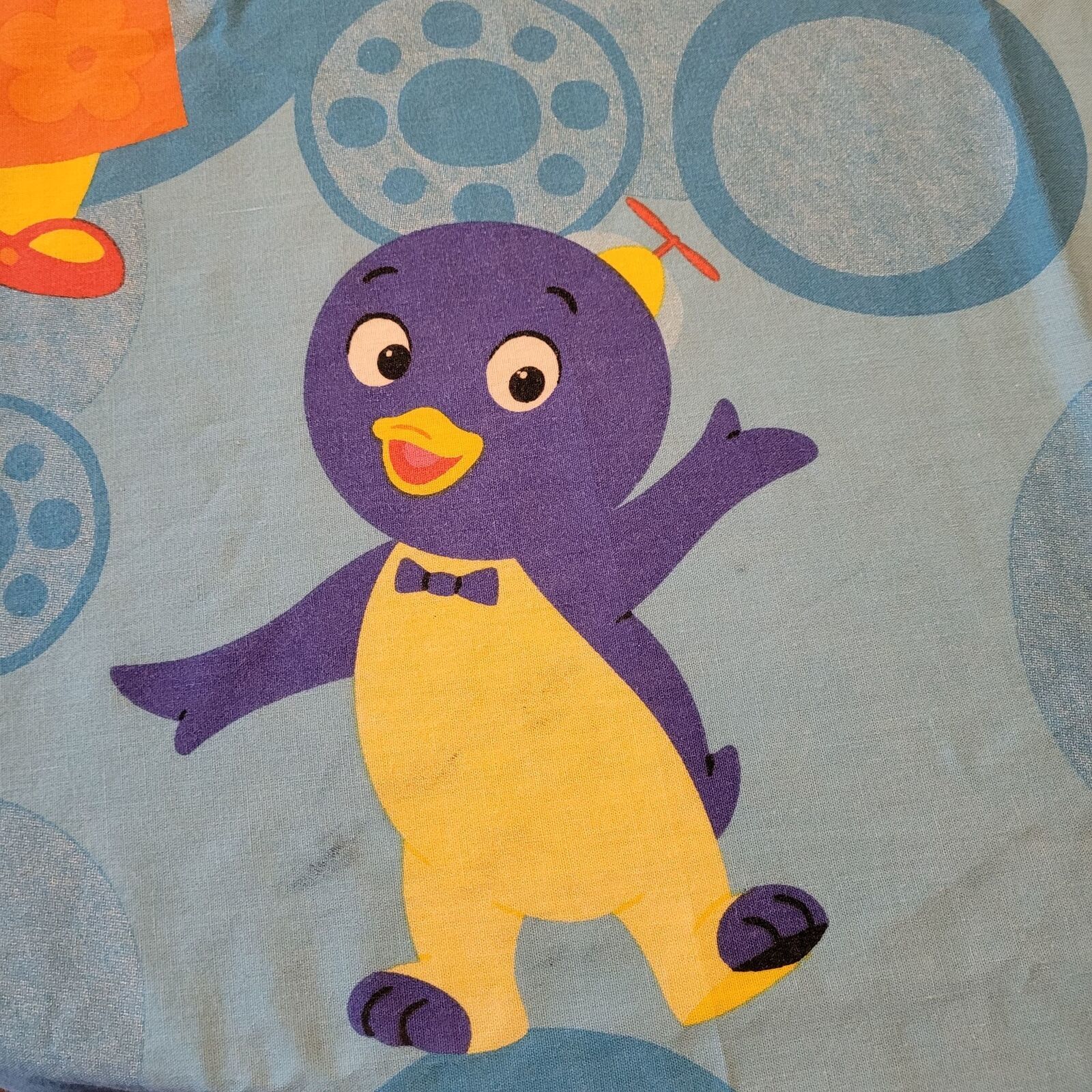 The Backyardigans Twin Flat Bed Sheet Pillowcase Uniqua Pablo Tyrone ...