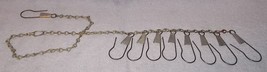 Vintage Little Joe Chain 10 Hook Fish Stringer Fishing - Stringers ...