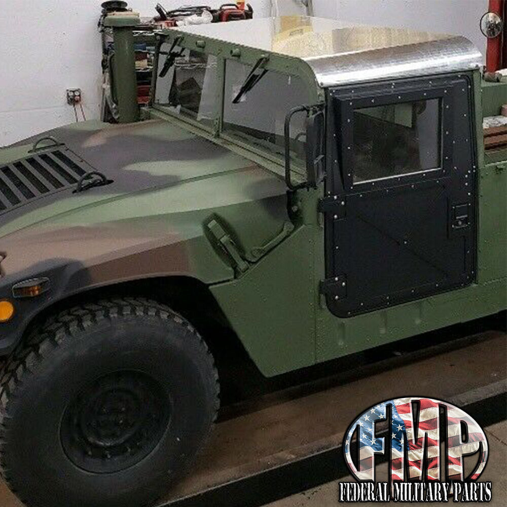 MILITARY HUMVEE 2 MAN HARD TOP ROOF ALUMINUM M998 HMMWV TWO PASSENGER ...