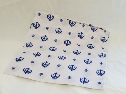 Sikh Punjabi Singh Kaur White Khalsa Khandas bandana Head Wrap Gear ...