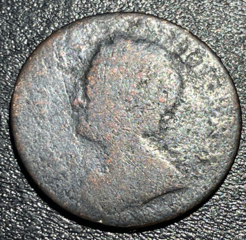 1746 UK United Kingdom King George II Colonial Farthing Regal Issue 3 ...