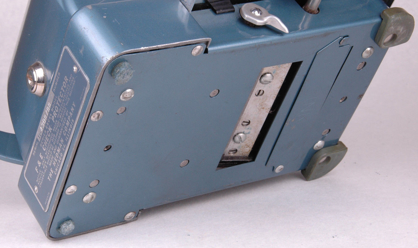 Vtg F & E Hedman Company Check Protector Maker Printer Series Excel ...