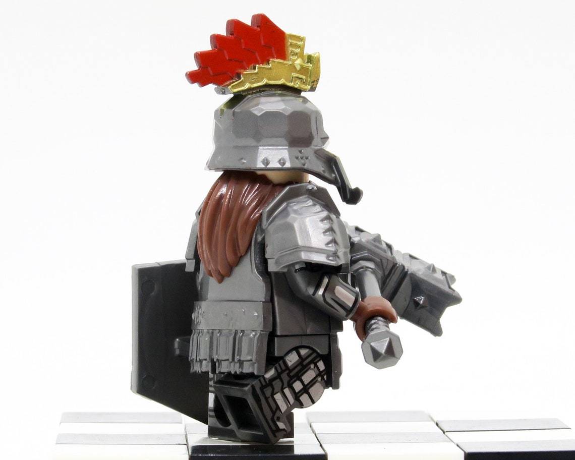 The Hobbit Heavy Armour Dain Ironfoot Minifigures Weapons Accessories ...