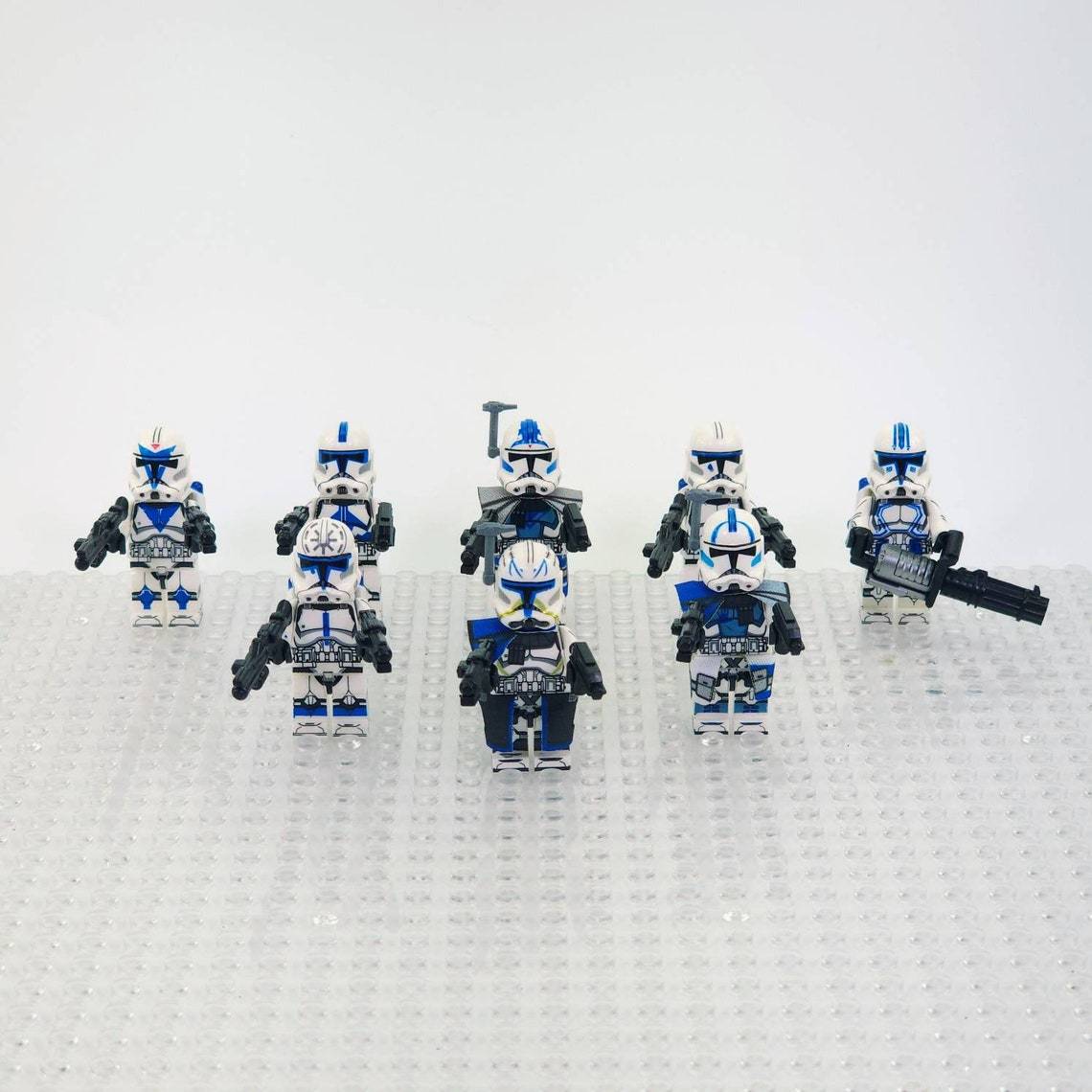 15pcs Star Wars 501st Legion Darth Vader Appo Rex Voca Clone trooper ...