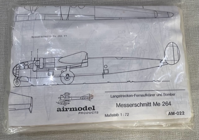Airmodel Products-AM-022-1/72 RARE VAC Messerschmitt Me 264 kit - Aircraft