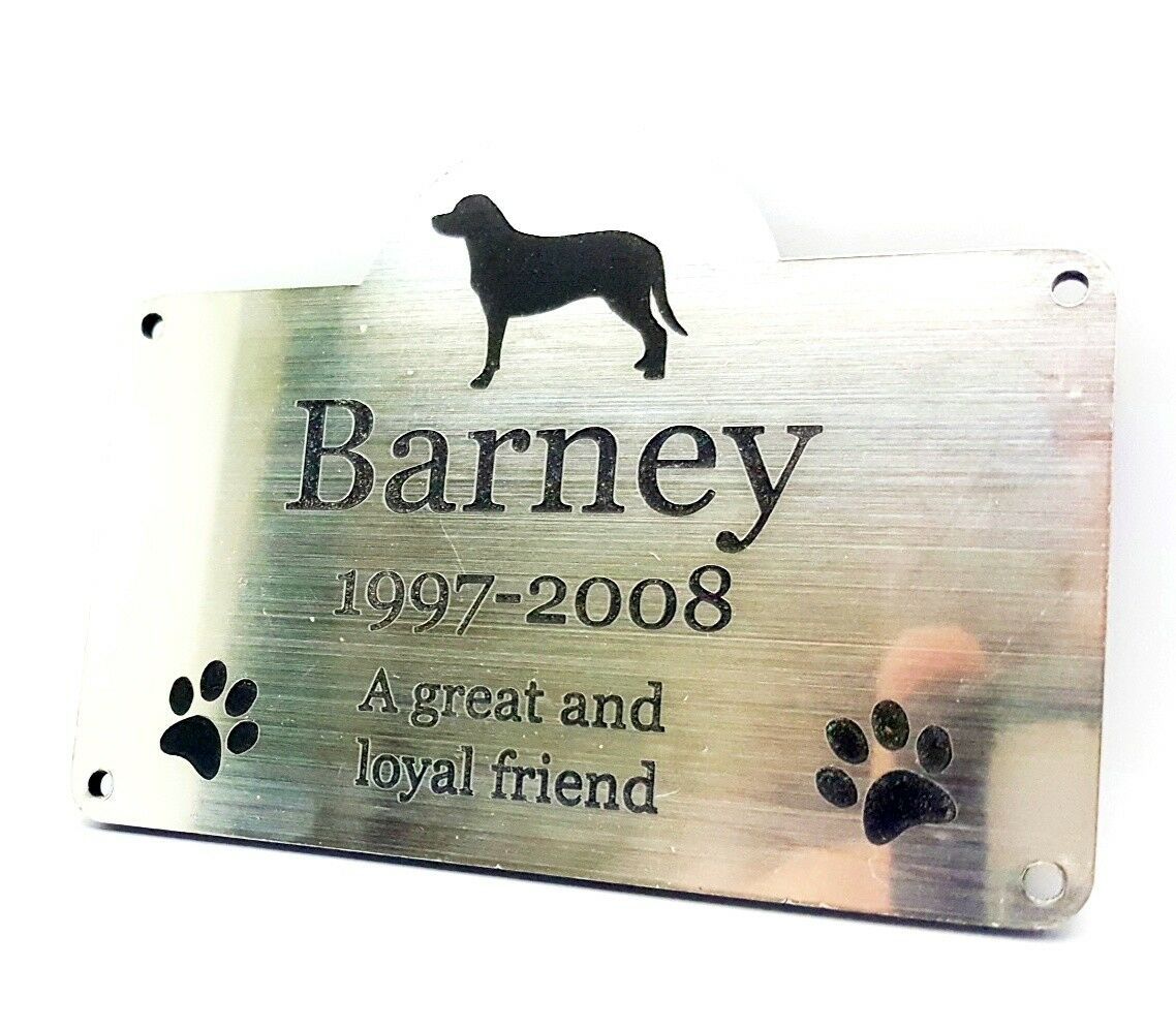 Personalised Pet Dog Memorial Plaque S - Outdoor Garden Waterproof ... Personalised Pet Dog Memorial Plaque S - Outdoor Garden Waterproof ...