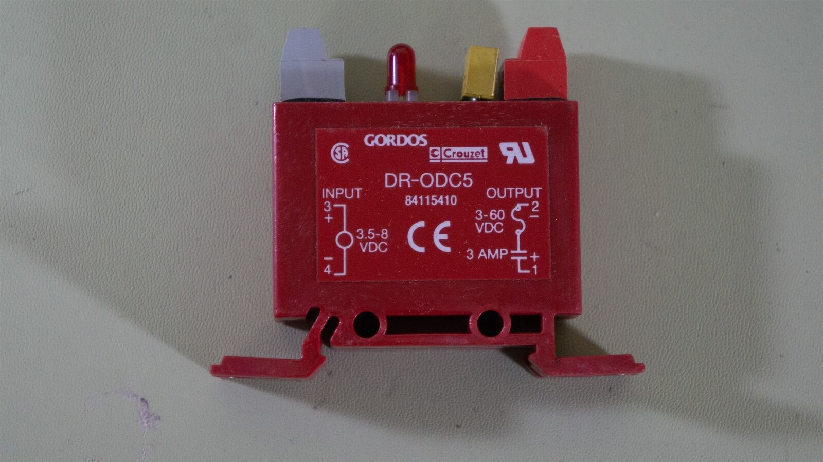 Gordos Crouzet DR-ODC5 DC Output Module , 3.5-8VDC Input , 3-60VDC / 3A Output - Power ...