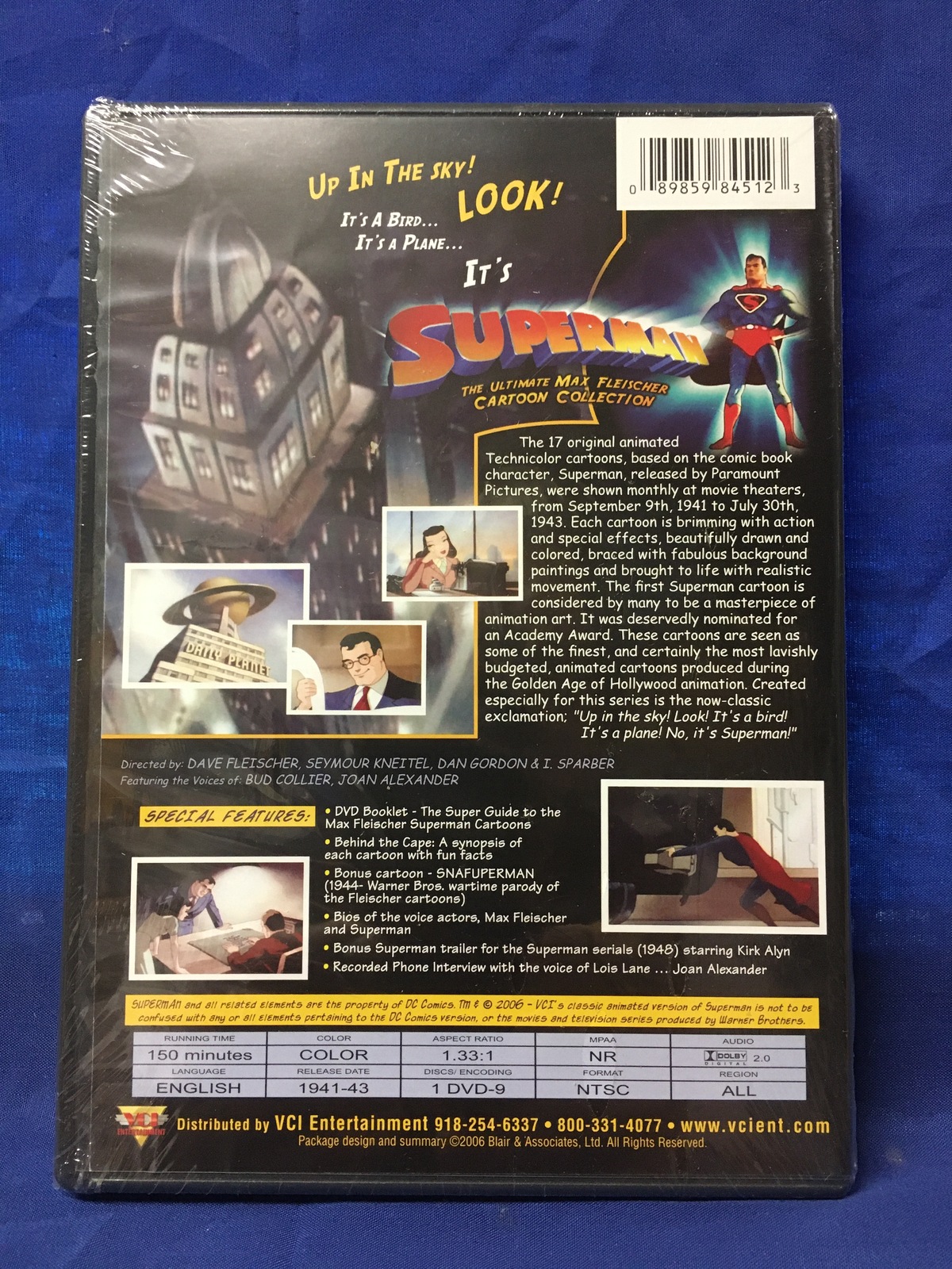 SUPERMAN: THE ULTIMATE MAX FLEISCHER CARTOON COLLECTION [DVD] [1941 ...