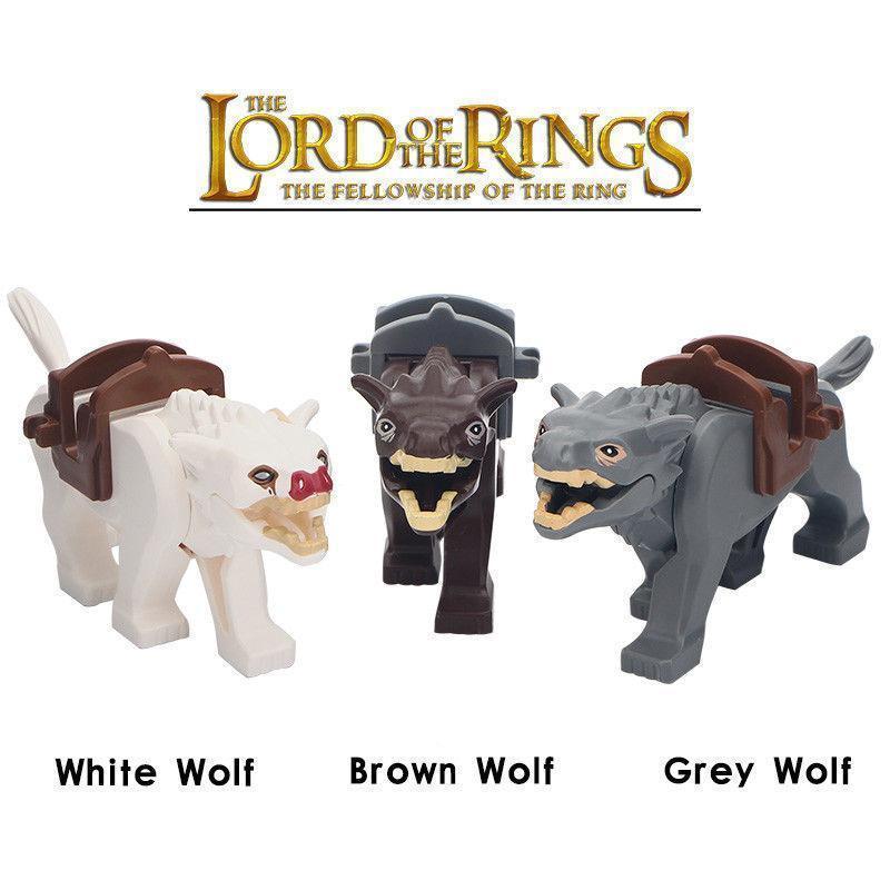 Warg The Wolves of Isengard - The Hobbit Lord of the Rings Minifigures ...