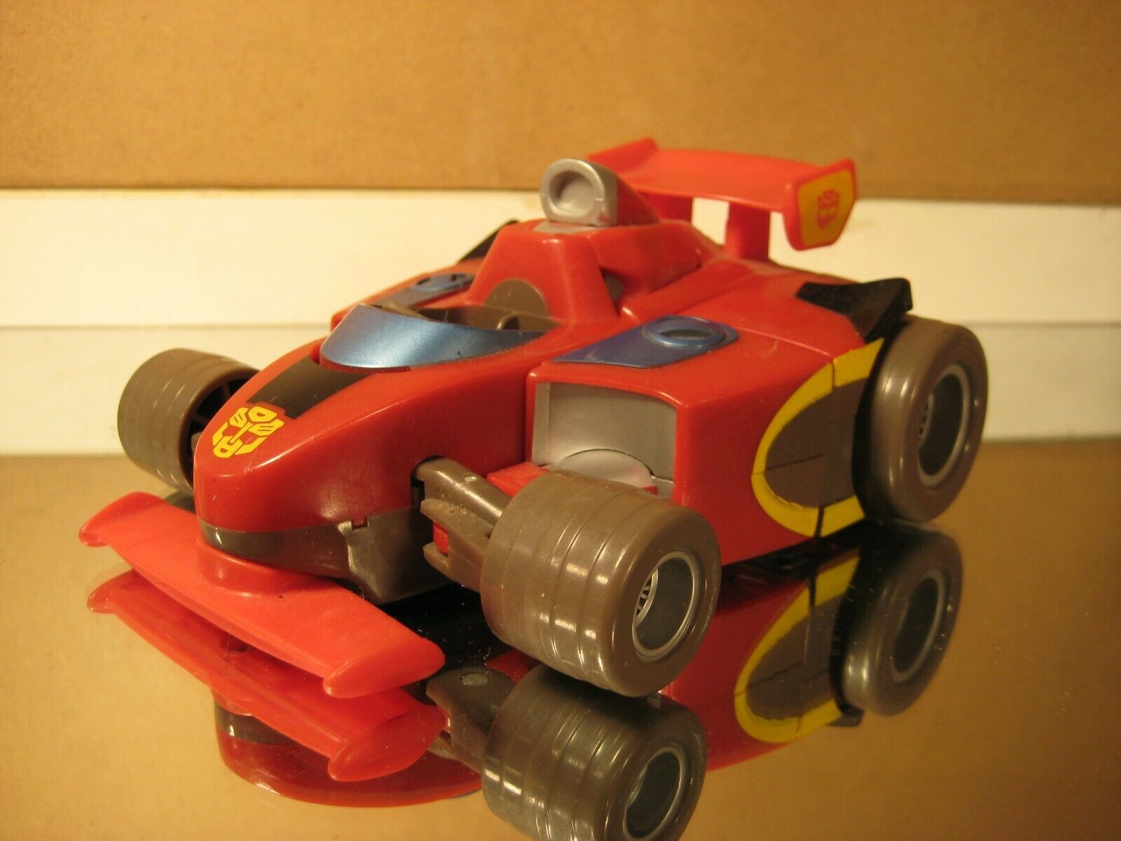 Speed-Bot II Go-Bots Transformers Race Car Red 2002 Playskool ...