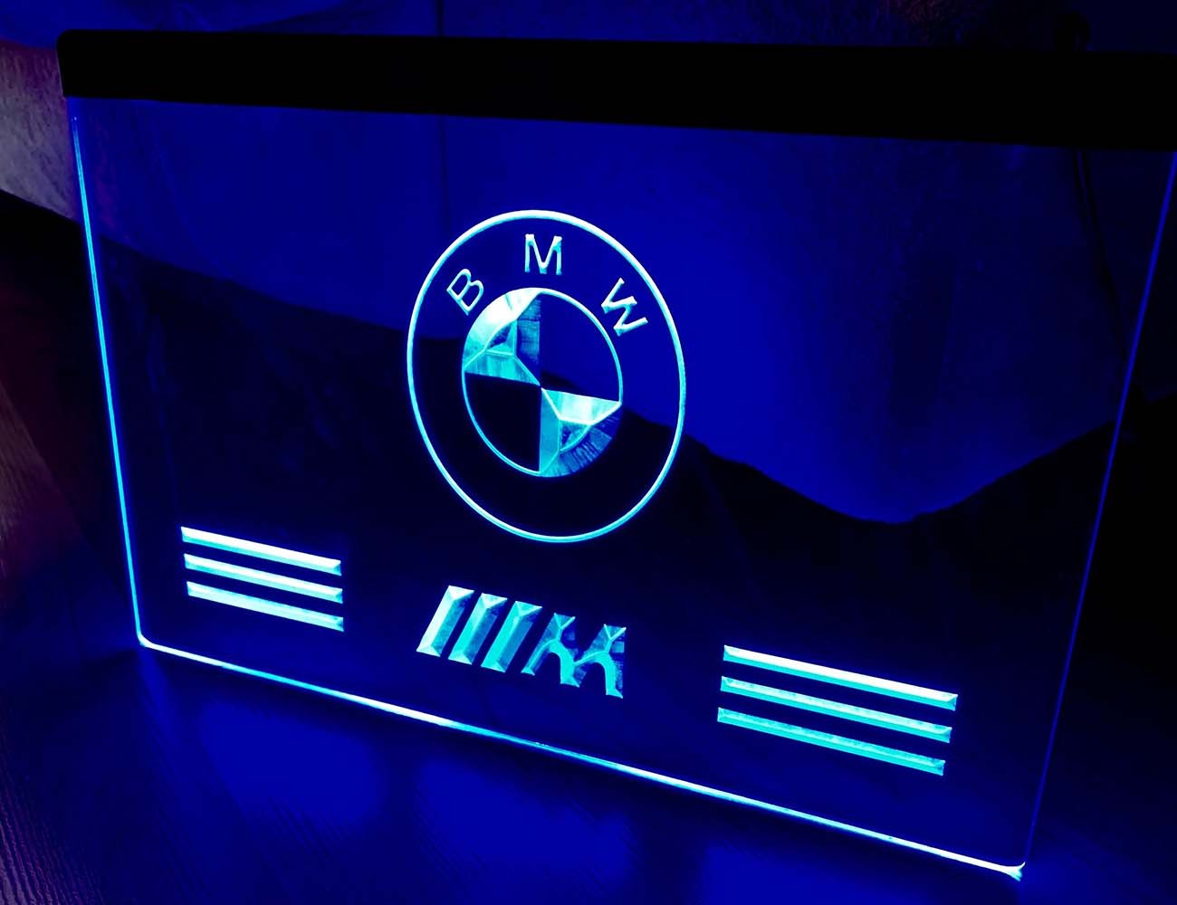 BMW LED Neon Sign Hang Signs Wall Home Decor, Room, Garage Glowing ...