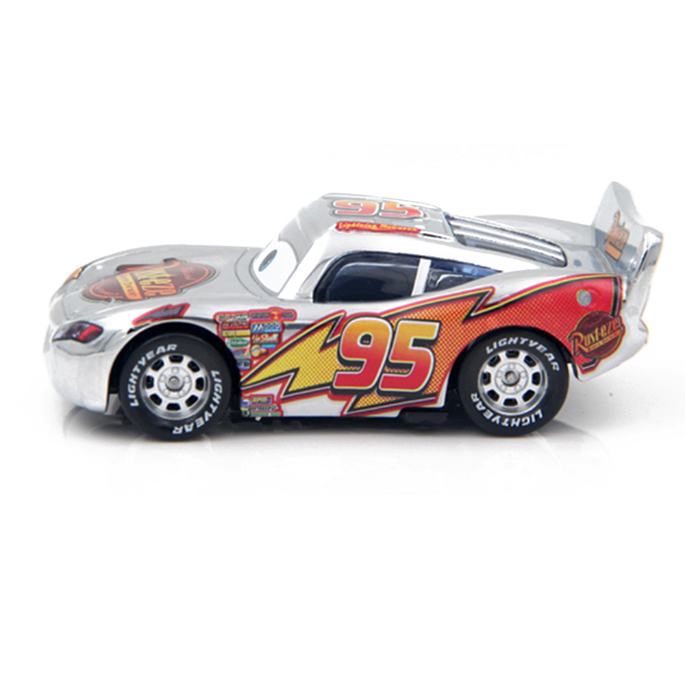 Disney Pixar Cars 3 Gold Silver Lightning McQueen Metal Alloy Model For ...