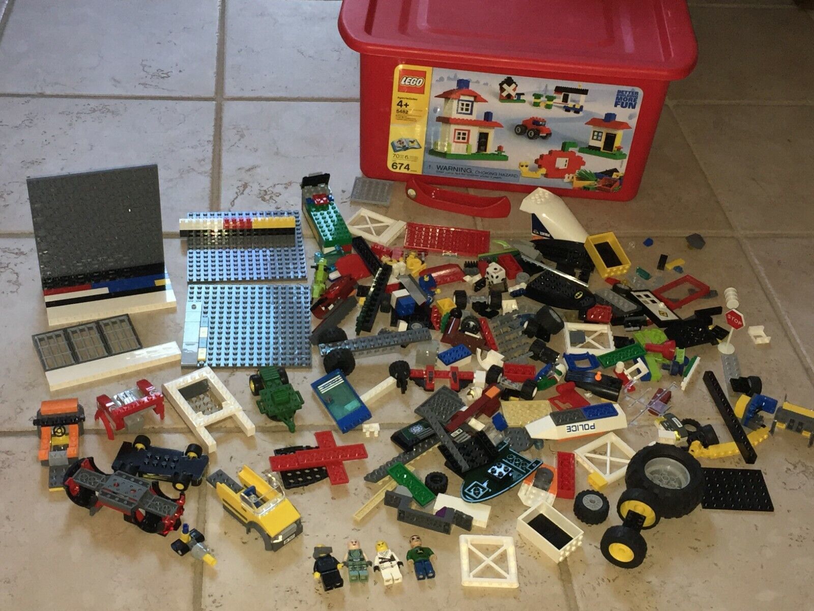 Lego Star Wars Bin & Brickmaster Red tub & and similar items