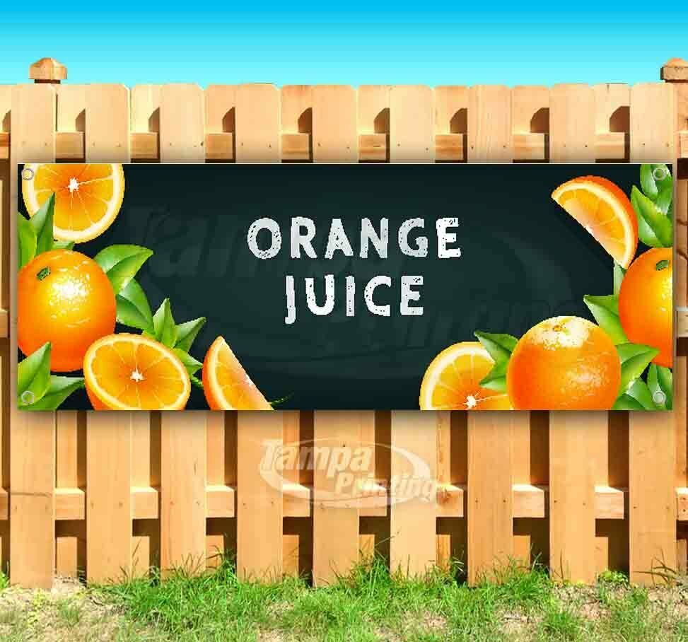 ORANGE JUICE Advertising Vinyl Banner Flag Sign Many Sizes USA ...