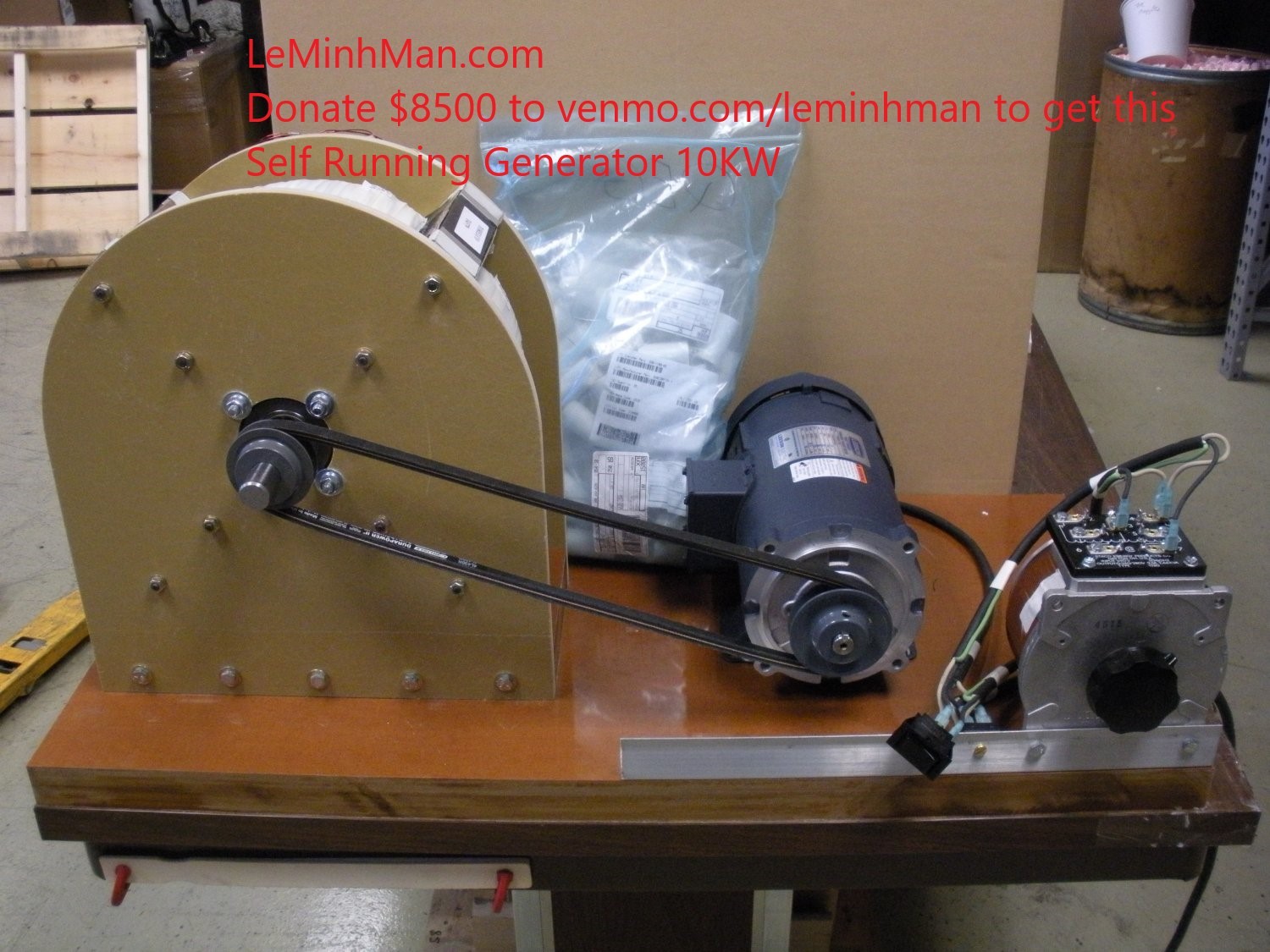 Self Running Generator Circuit Diagram