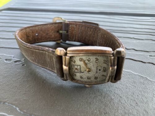 Vintage Harvel Mens Watch Swiss for Repair - Wristwatches