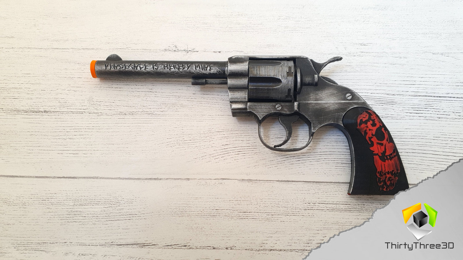 Micah's Revolver RDR2, 3D Printed, Unofficial. - Toys & Hobbies