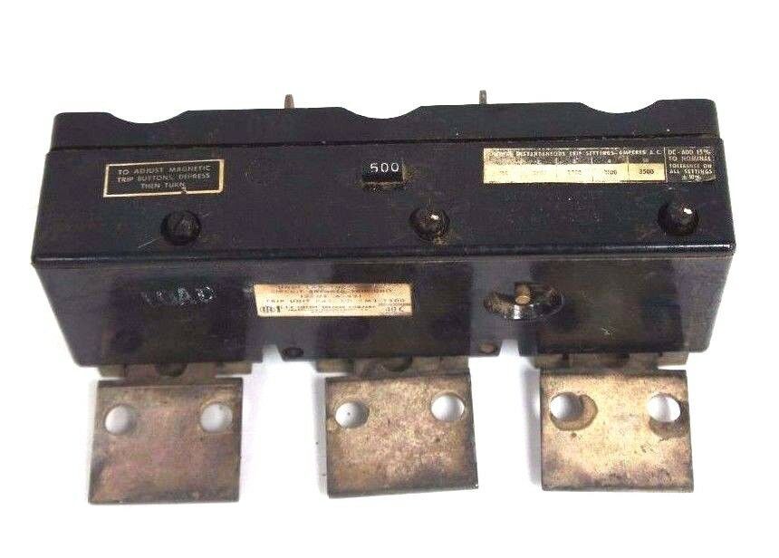 ITE SIEMENS KM3-T500 CIRCUIT BREAKER TRIP UNIT 500AMP 3POLE, KM3T500 ...
