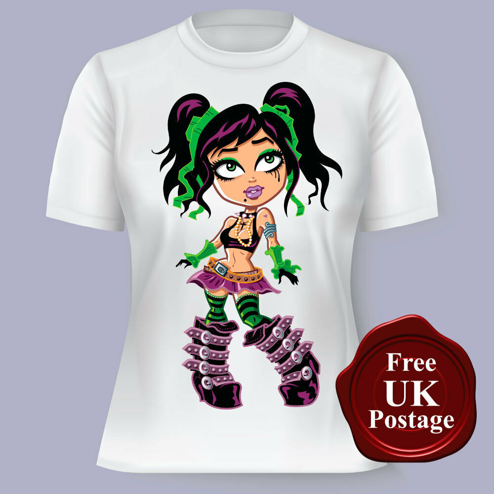 Women’s Sexy Goth Girl T Shirt, Goth Girl T Shirt, Women’s T Shirt ...