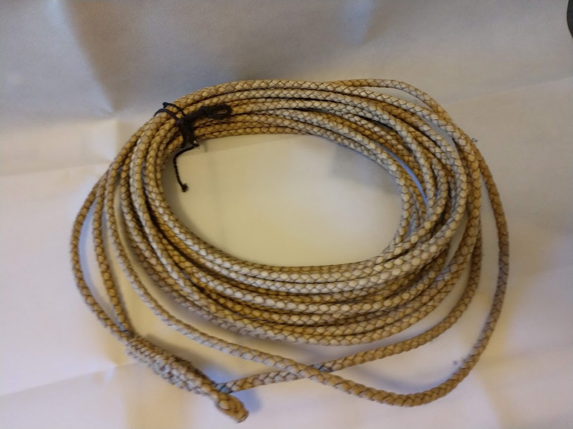 Cowboy Lasso Rawhide Leather Lariat 68 - 70 and 50 similar items