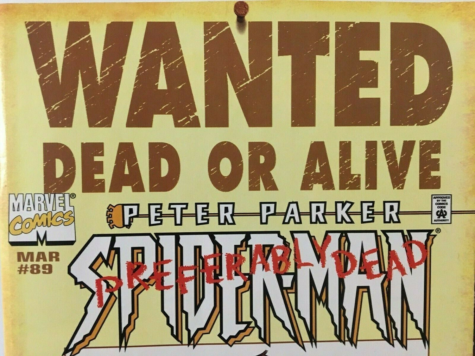 Spider-Man #89 Wanted Dead Or Alive Variant and similar items