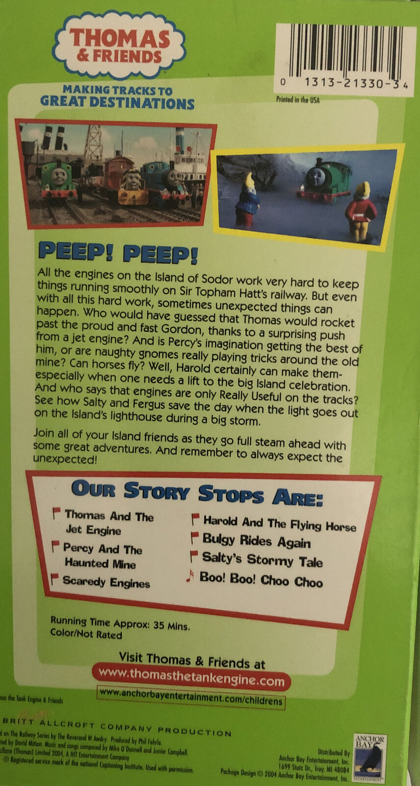 Thomas & Friends:Thomas and the Jet Engine & Other Adventures(VHS,2004 ...