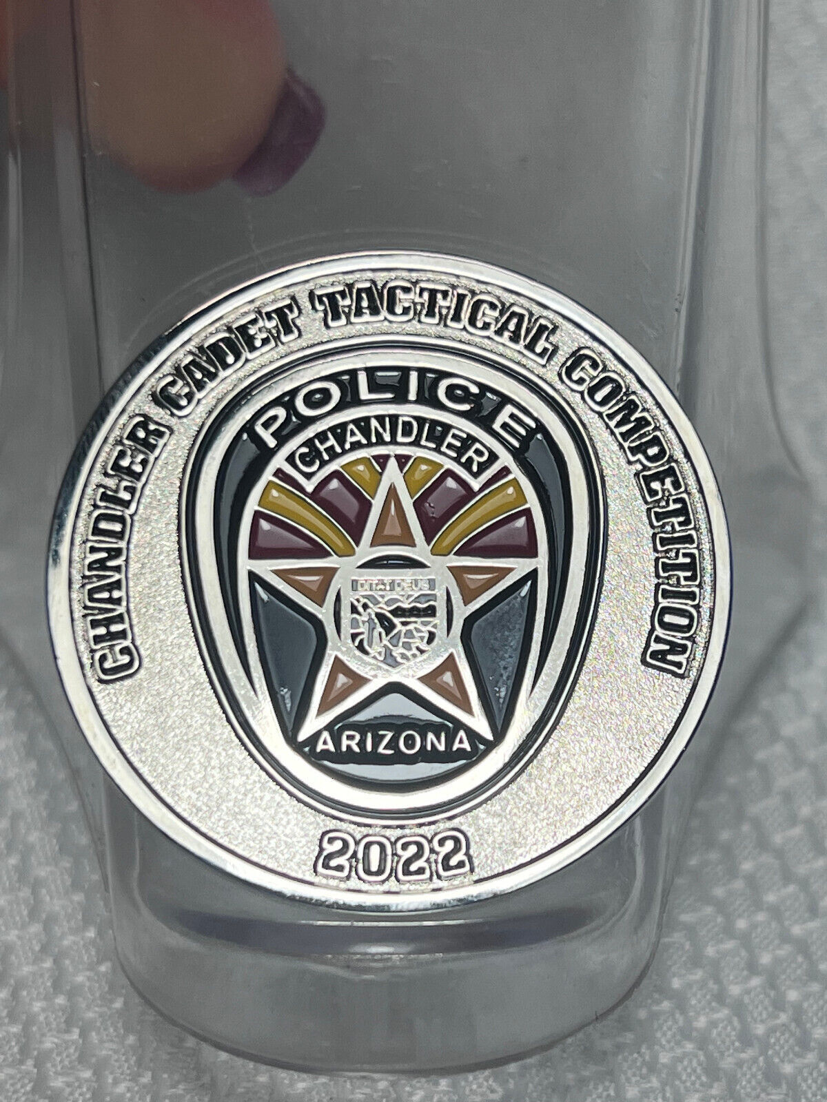 Chandler Cadet Tactical Competetion Police Arizona Lion Challenge Coin ...