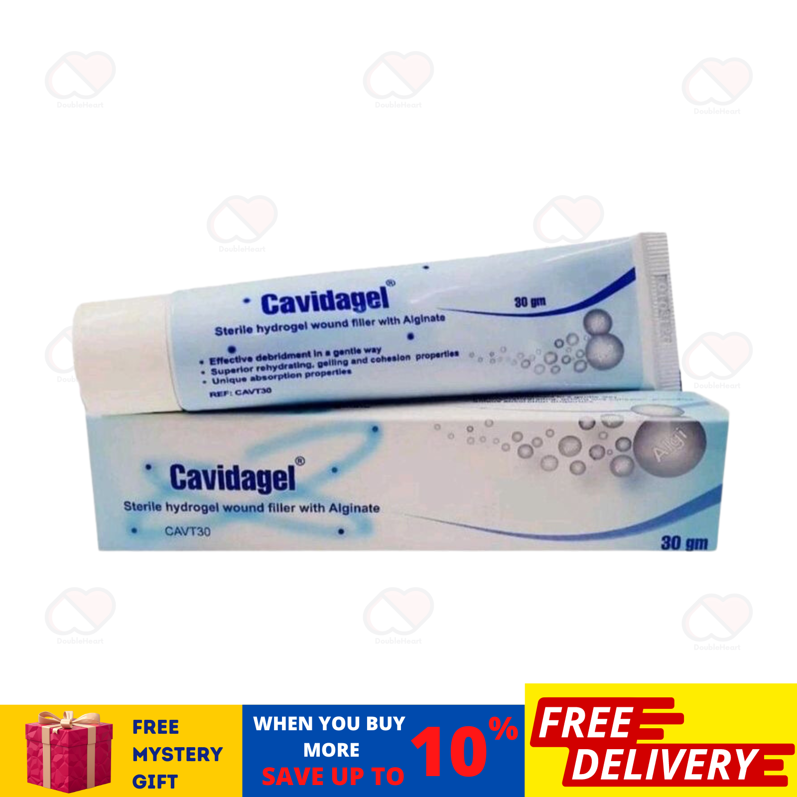 1 X CAVIDAGEL 30GM STERILE HYDROGEL WOUND FILLER WITH ALGINATE - FREE ...