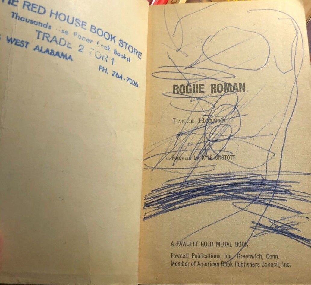 ROGUE ROMAN by Lance Horner (1965) Fawcett and similar items