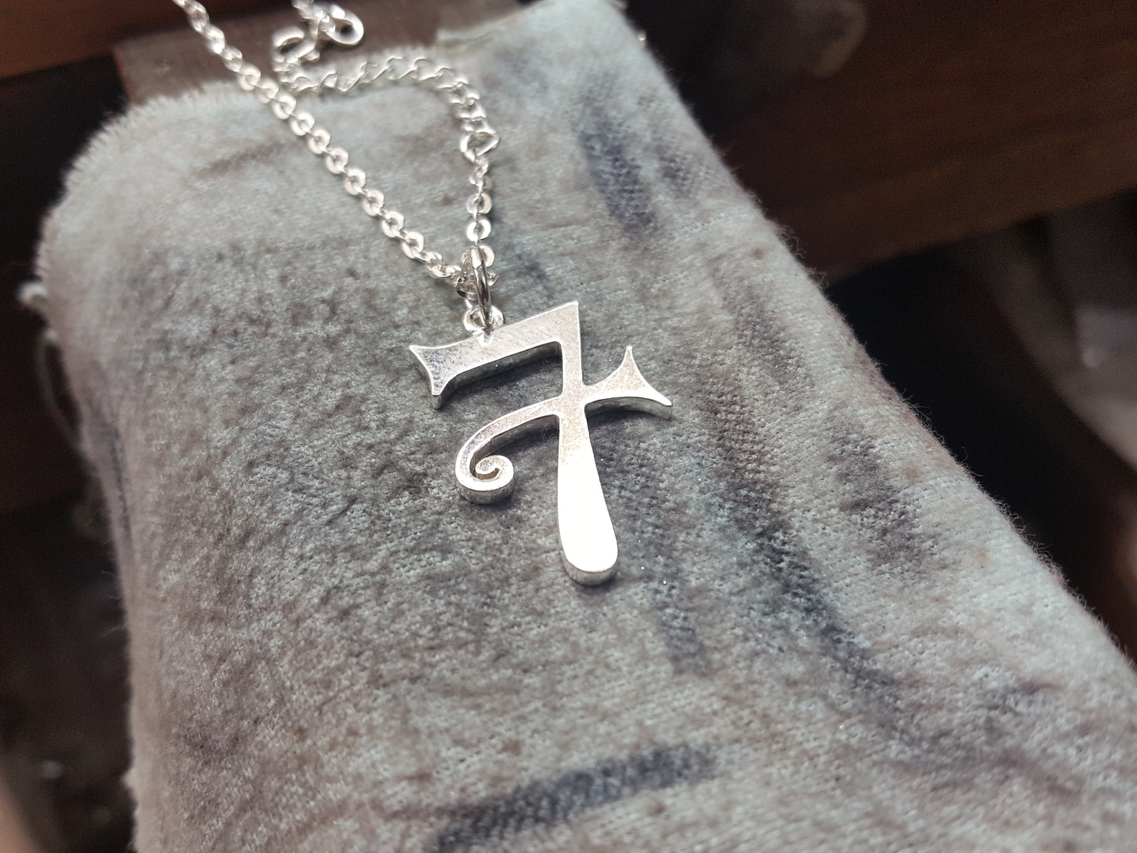 Pendant - Lucky 7 - Remembrance Symbol - 925 Silver - Handmade ...