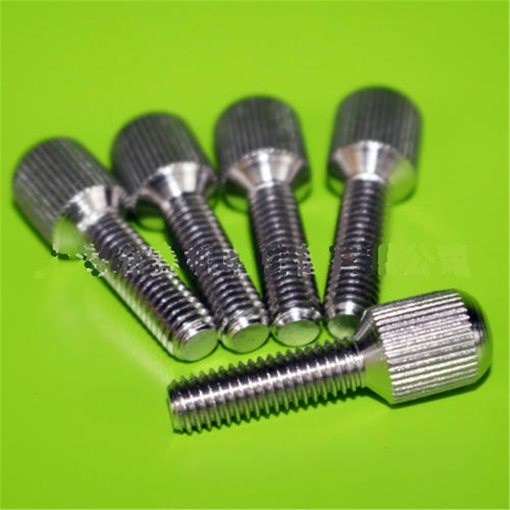 M4/M5/M6 Thumb Screw Knurled Screws With Small Head Manual Adjustment Bolt GB863 - Screws & Bolts