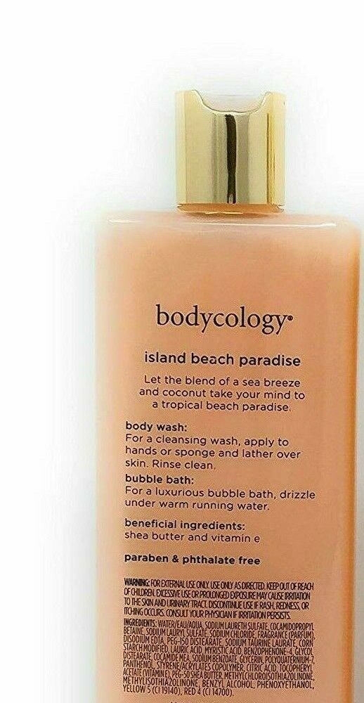 Lot 3 Bodycology 2 In 1 Body Wash And Bubble Bath Island Beach Paradise