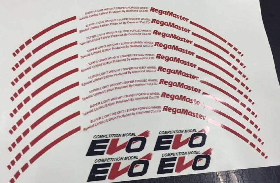 Desmond Regamaster Evo Decal 16" 17" 18" Wheel Decals Exact Fitment Oe ...