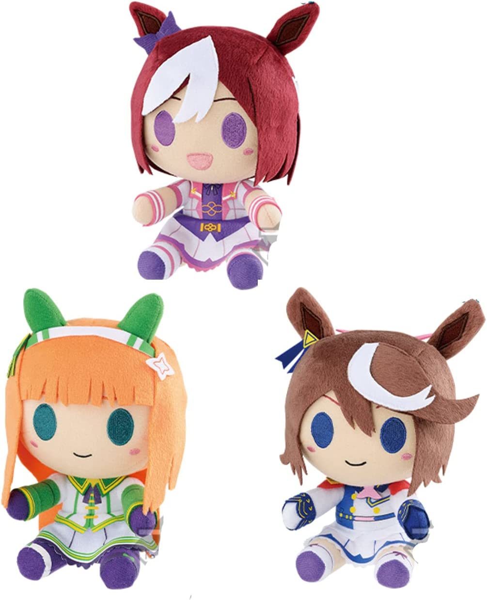Ichiban Kuji UmaMusume Special Week Silence Suzuka Tokai Teio Plush Set ...
