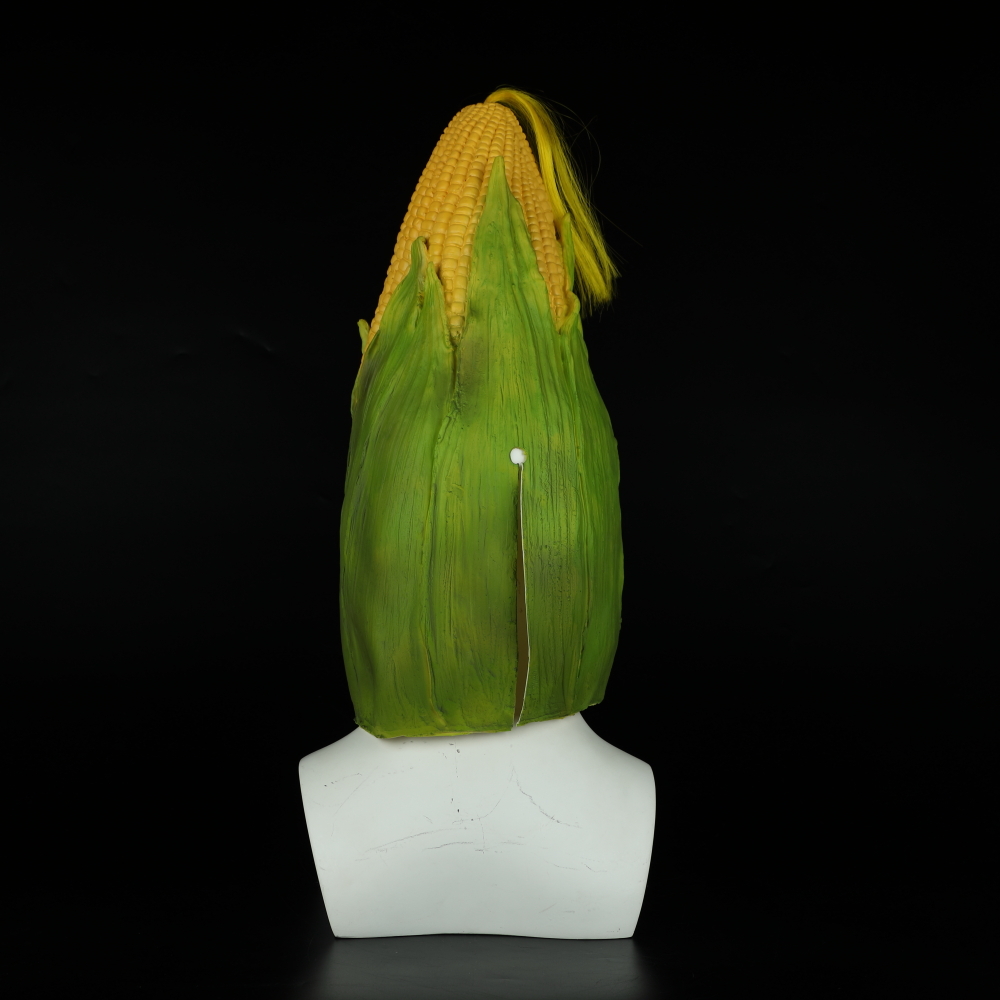 Angry Corn Mask Cosplay Funny Horror Vegetable Maize Mask Halloween ...