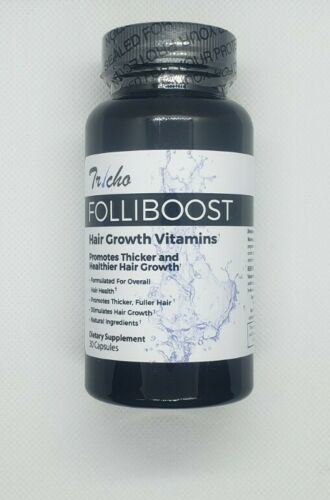 Folliboost Hair Growth Vitamins Tricho Labs 30 Caps Herbal Remedies