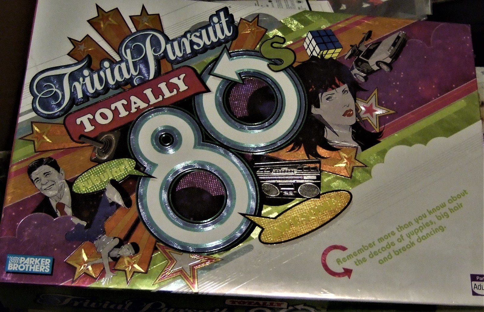 Trivial Pursuit Totally 80s Edition Board Game Trivia Parker Brothers ...