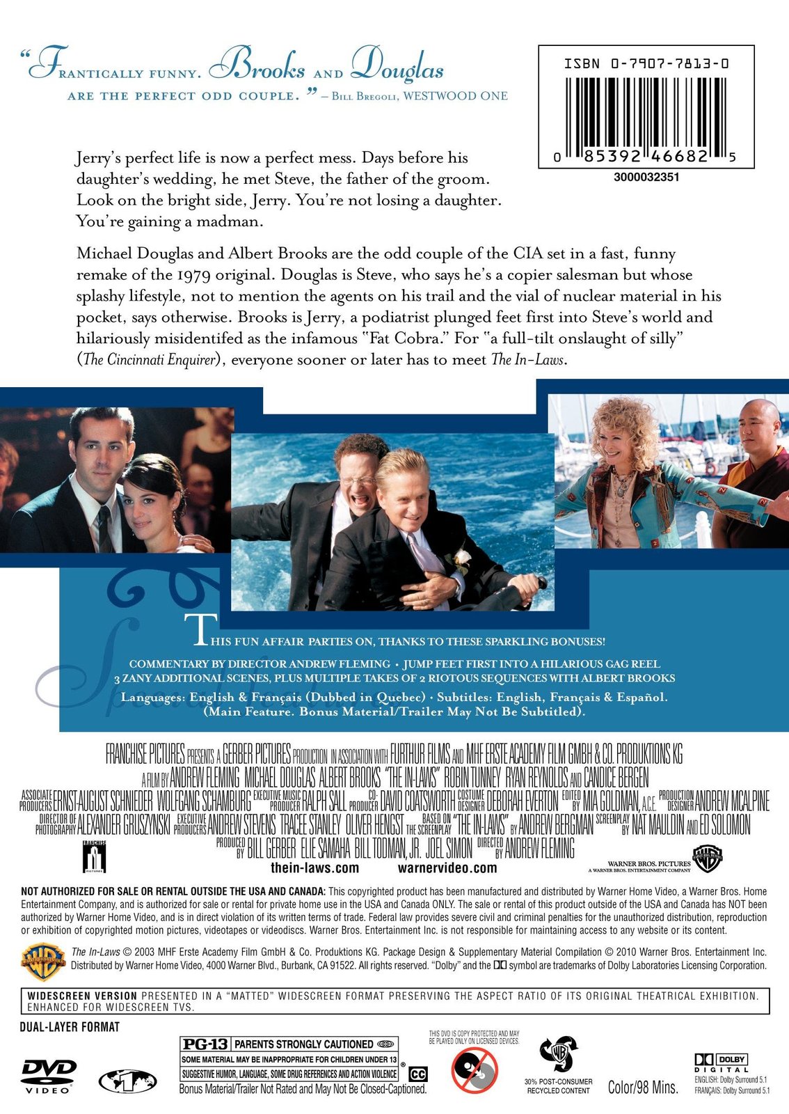 The In-Laws Dvd - DVDs & Blu-ray Discs