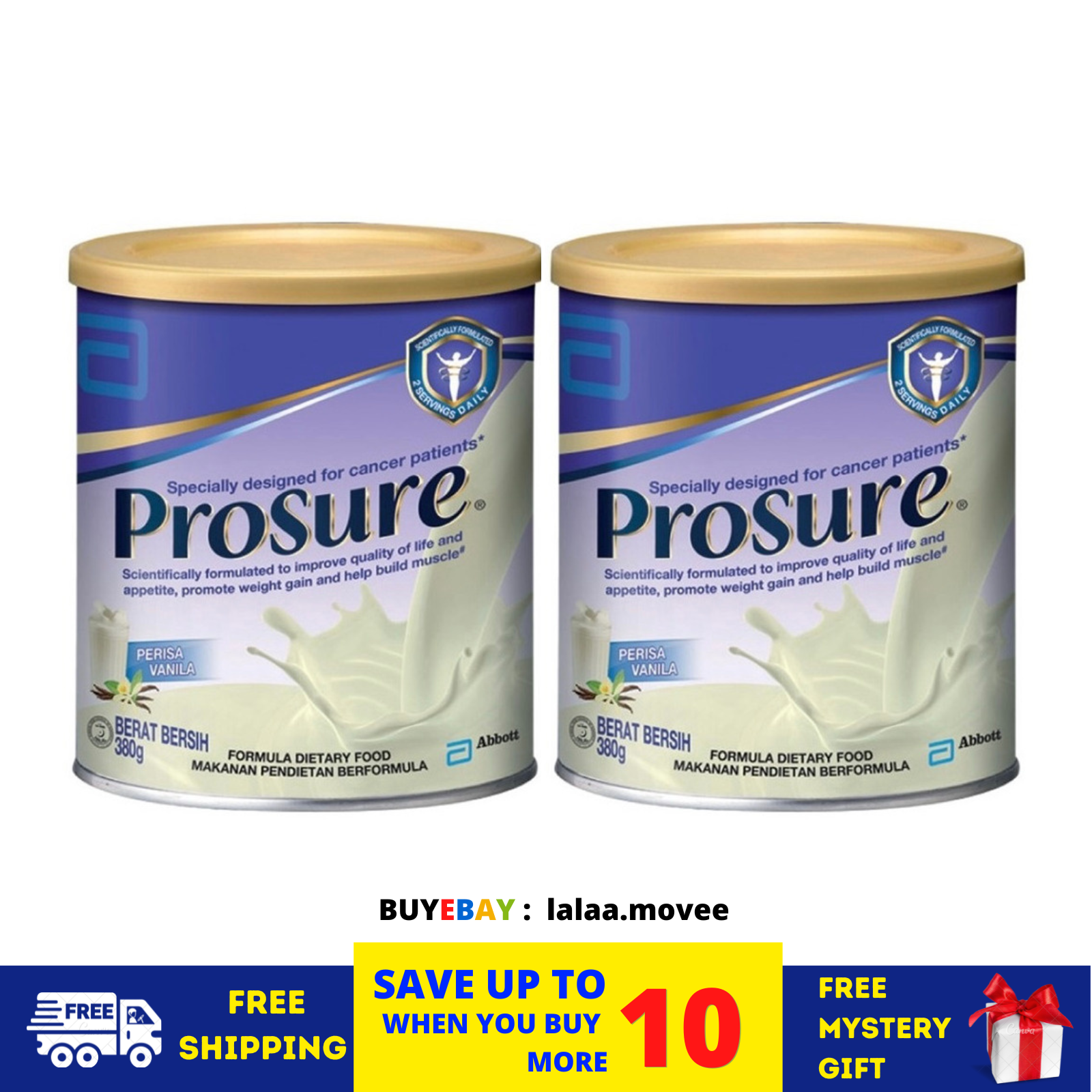 2 x Abbott Prosure Milk (High Protein, and similar items