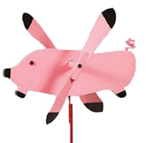 FLYING PIG WIND SPINNER - Amish Handmade Whirlybird Weather Resistant ...