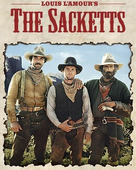 The Sacketts TV series Tom Selleck Sam Elliott Jeff Osterhage 8x10 inch ...
