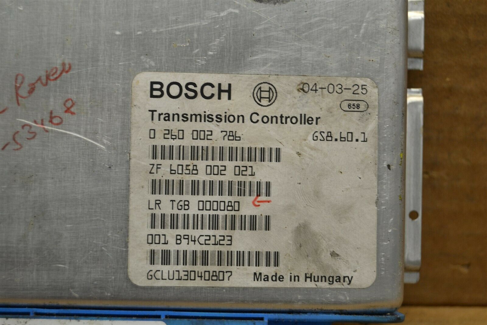 03-04 Land Rover Range Rover Transmission Control Unit TGB000080 Module ...