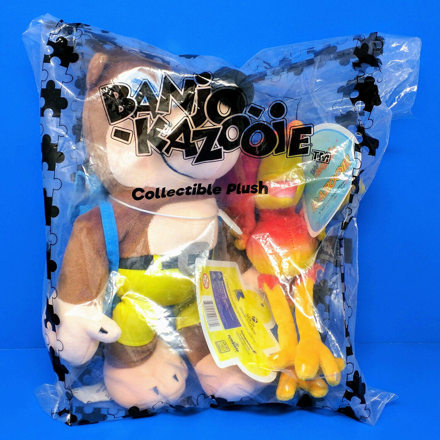 Banjo-Kazooie Plush Set 9" & 6" *Official* Rare Posable Plushie Statue ...