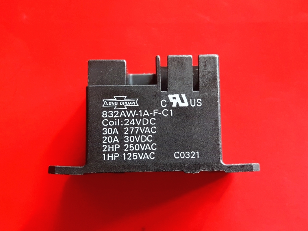 832AW-1A-F-C1, 24VDC Relay, SONG CHUAN Brand New!! - Other