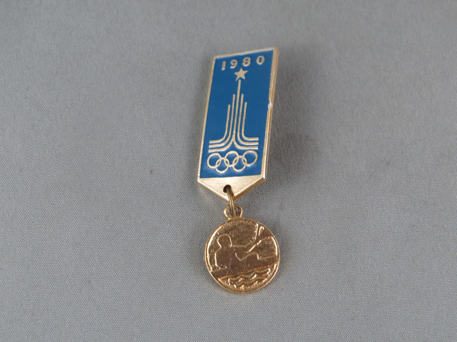 Vintage Summer Olympic Games Pin - Moscow 1980 Rowing Event - Medallion ...