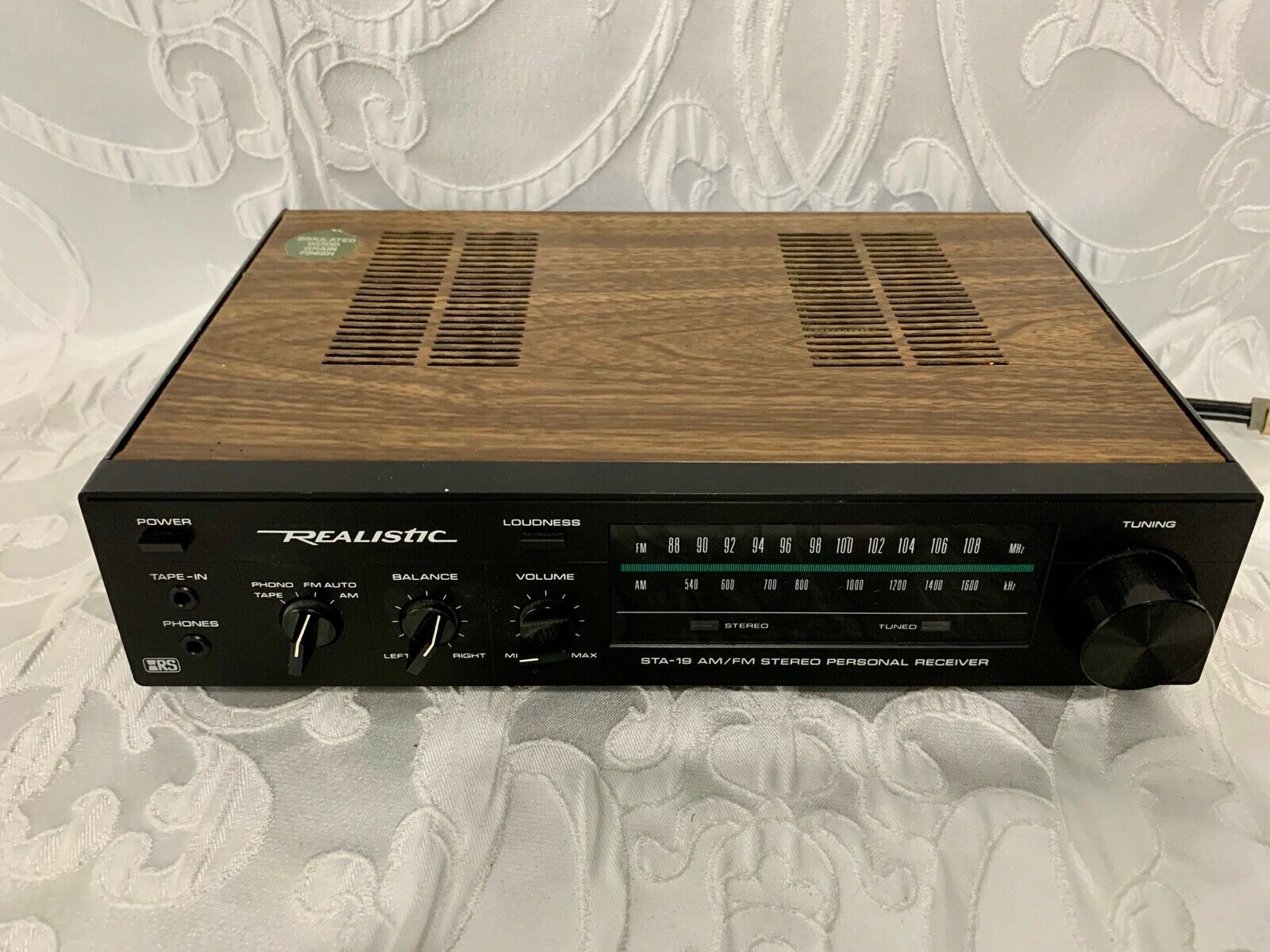 Used Realistic STA-19 Receivers for Sale | HifiShark.com