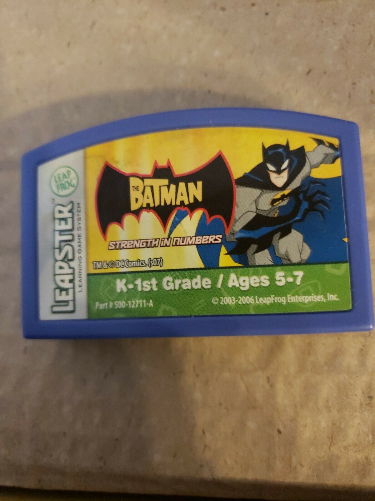 LEAPSTER Learning Game ~ The Batman: Strength in Numbers ~ Cartridge ...