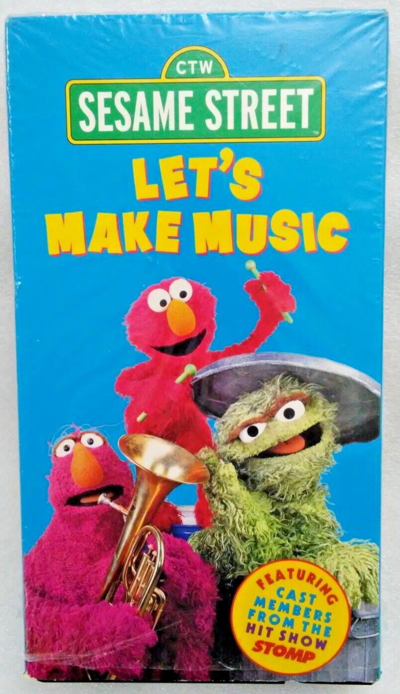 VHS Sesame Street - Lets Make Music (VHS, 2000, Slipsleeve) - VHS Tapes
